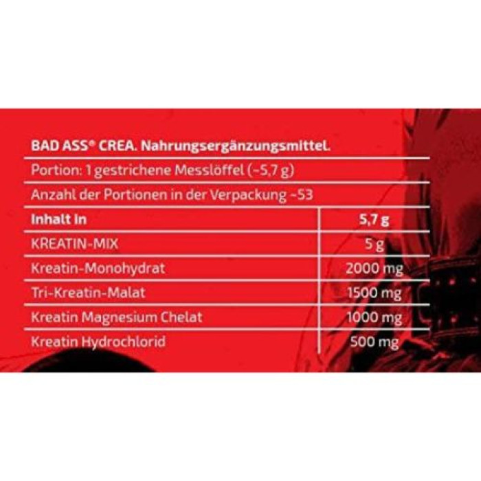 Bad Ass Nutrition Crea Creatine 300 G Price in Bangladesh Bd