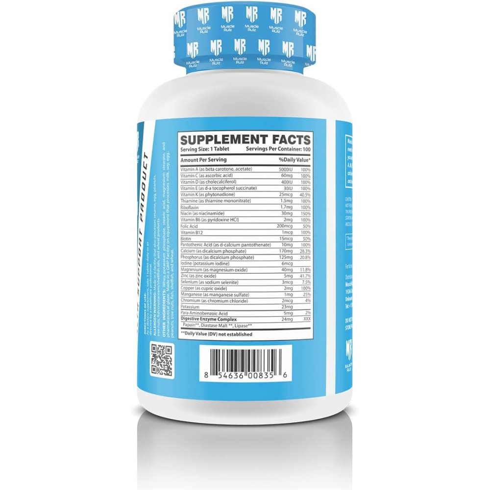 Muscle Rulz Multivitamin 100 Tab Price in Bangladesh Bd