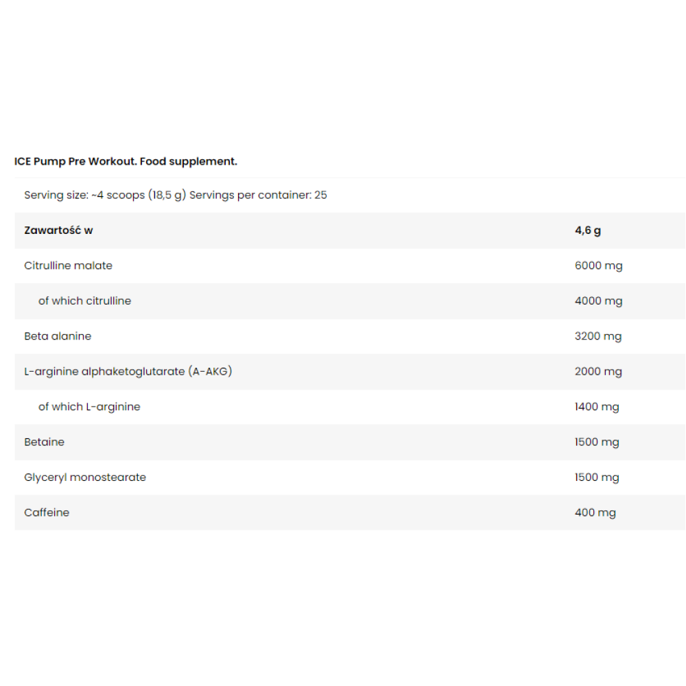 FA ICE Pump Pre workout Price in Bangladesh Bd